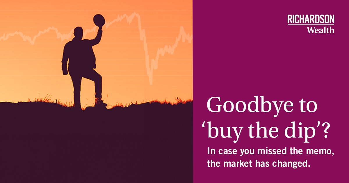 Goodbye to ‘buy the dip’? - Richardson Wealth