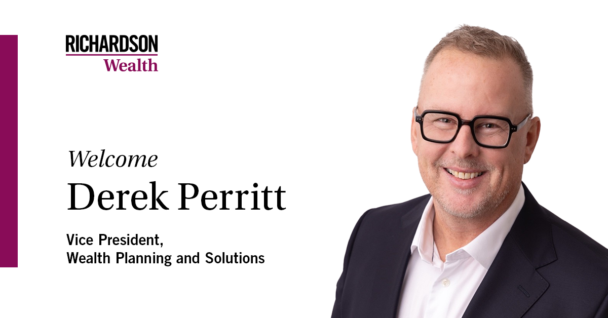 Richardson Wealth appoints Derek Perritt as Vice President, Wealth ...