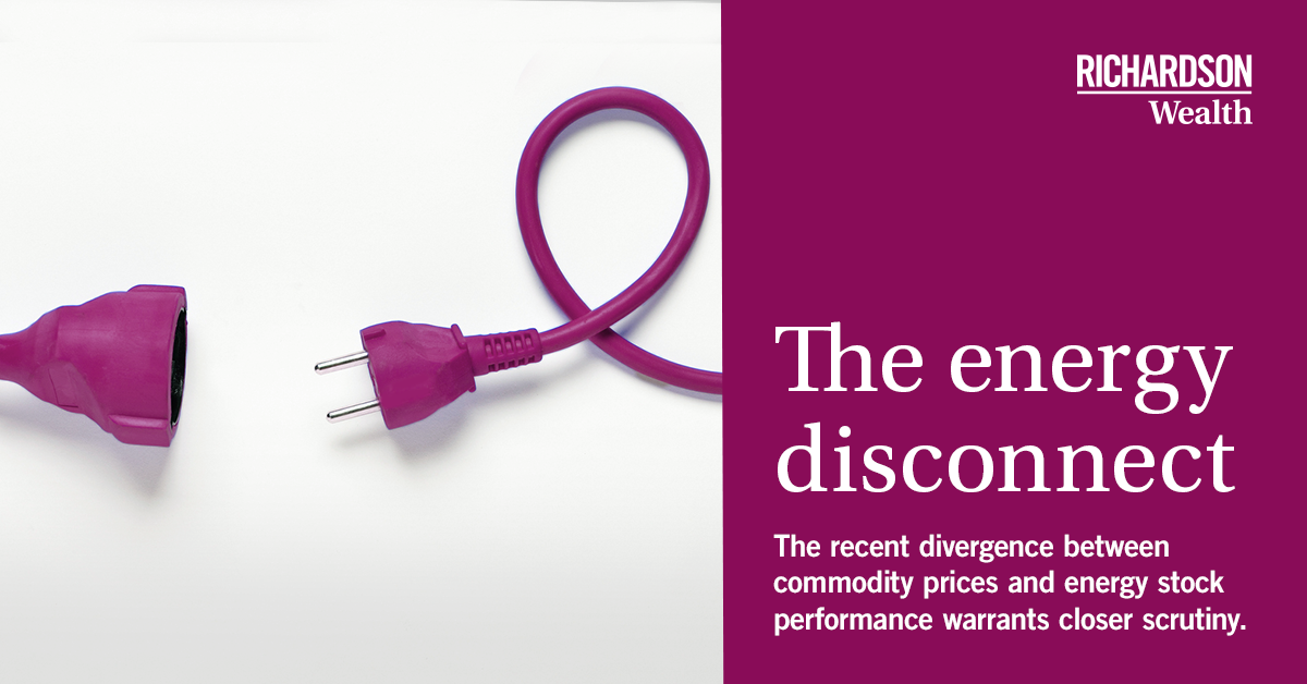The Energy disconnect - Richardson Wealth